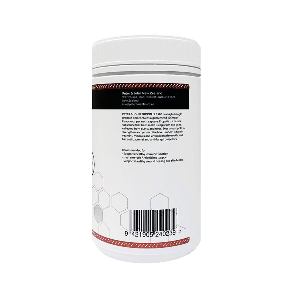 Peter & John Propolis 3500 300Caps - NaturalNZ